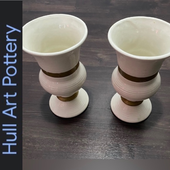 hull | Accents | Pair Mid Century Modern Hull Vases | Poshmark